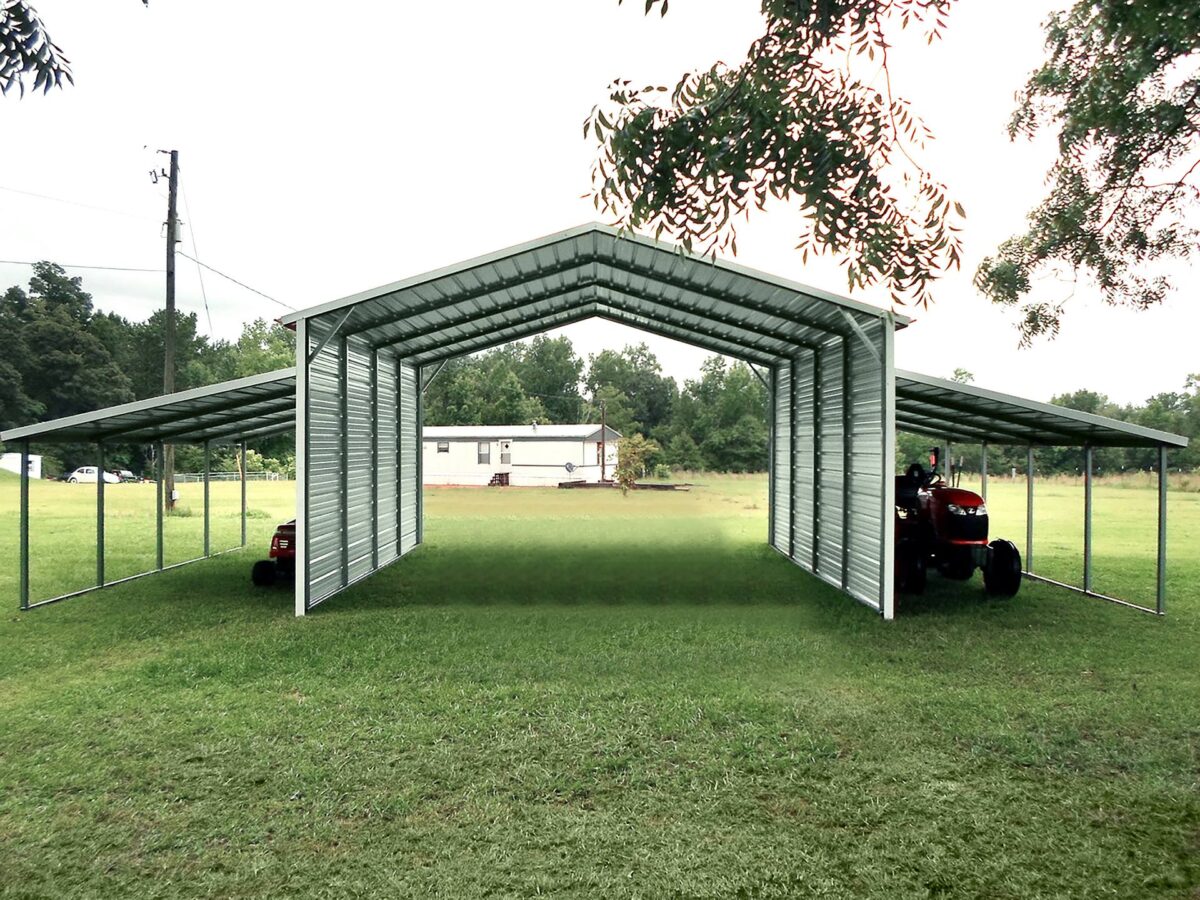 Open Barn With Walls | Betts Metal Buildings