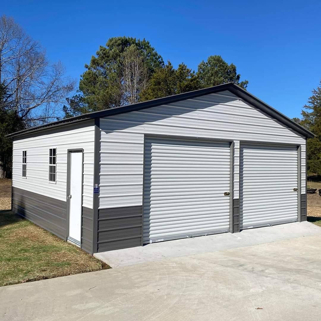 Standard Double Door Garage | Betts Metal Buildings